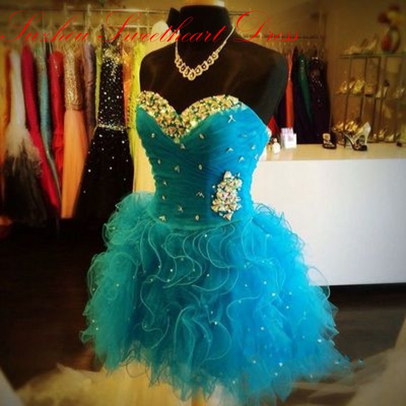 Turquoise Prom Dresses Short,formal Evening Dresses Short,prom Gown ...